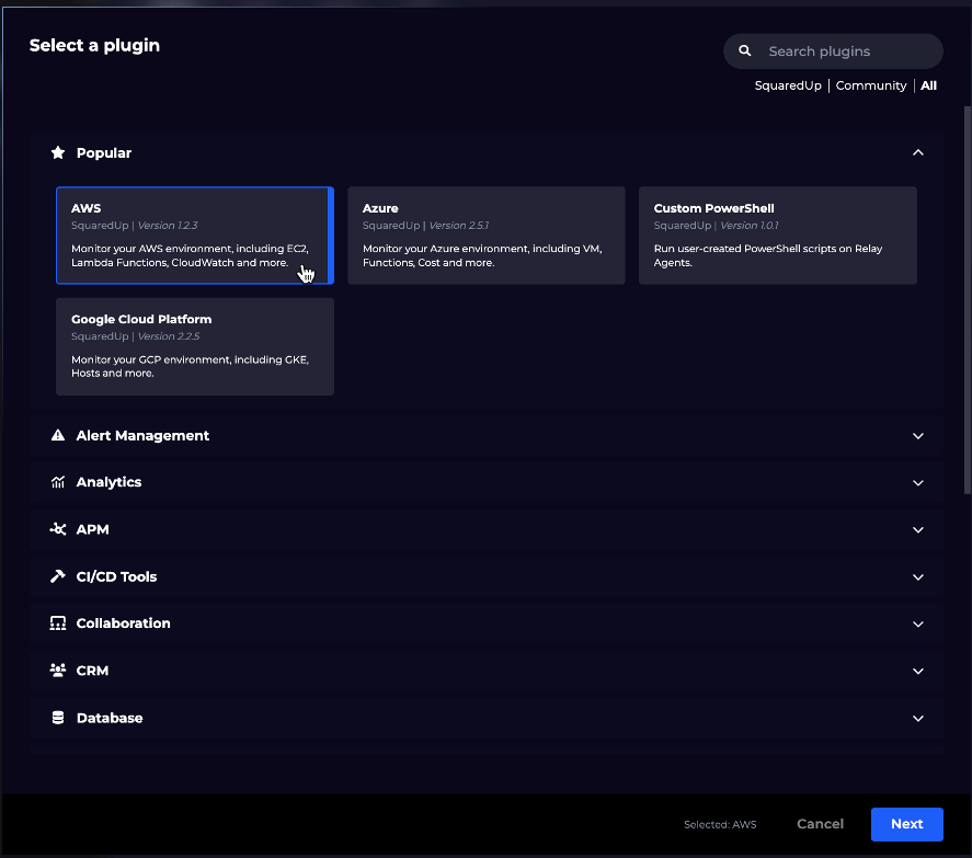 How to build a dashboard for any AWS CloudWatch data - SquaredUp