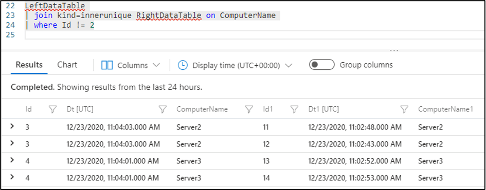 Kusto: Table Joins and the Let Statement - SquaredUp