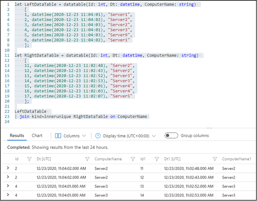 KQL Join and the Let Statement - SquaredUp