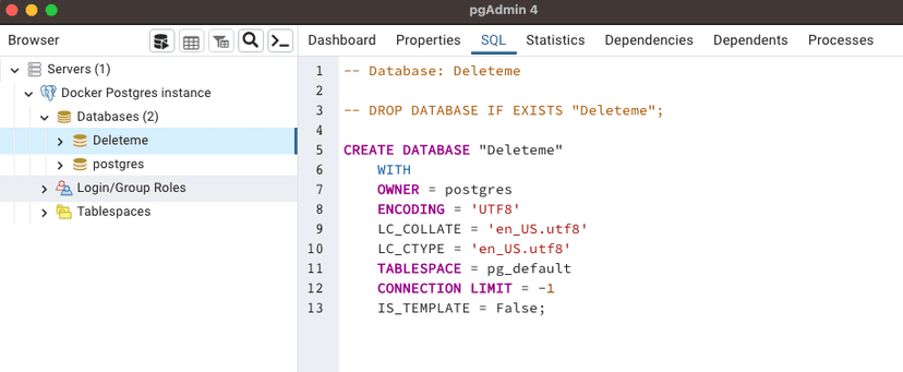 Running Postgres in Docker - SquaredUp