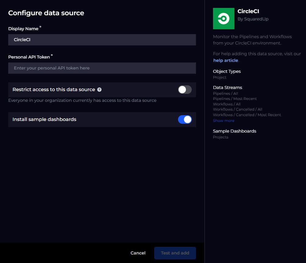 Build CircleCI dashboards to visualize your pipeline data - SquaredUp